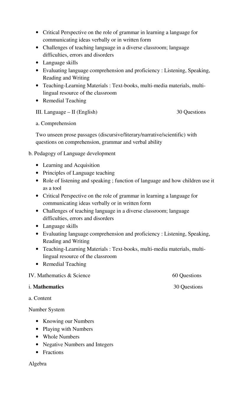 PSTET Syllabus 2021: Download PDF | AglaSem Career