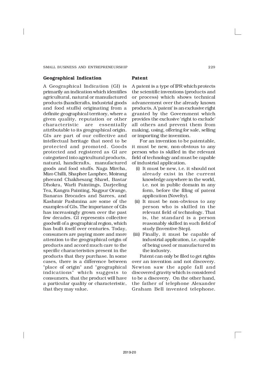 NCERT Book Class 11 Business Studies Chapter 9 MSME And Business