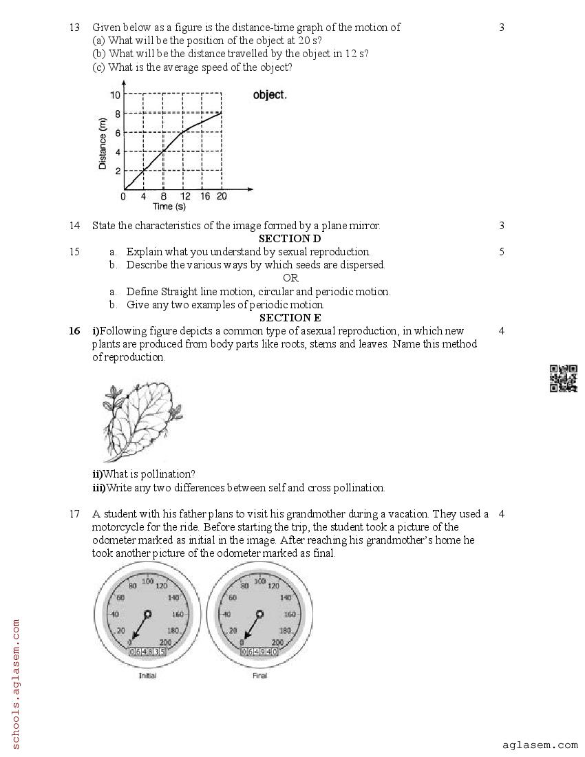 Class 7 PT 2 Question Paper Science 2023-24 | Download Periodic Test 2 ...