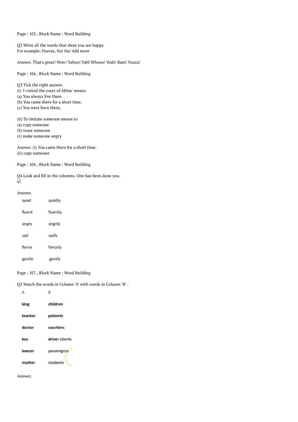 NCERT Solutions For Class 4 English Chapter 6 The Scholar s Mother