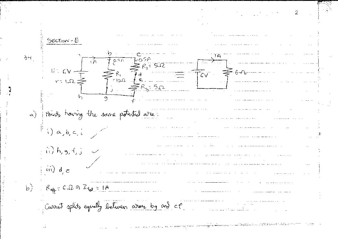 CBSE Class 12 Physics Topper Answer Sheet 2023 | Model Answers 2024 ...