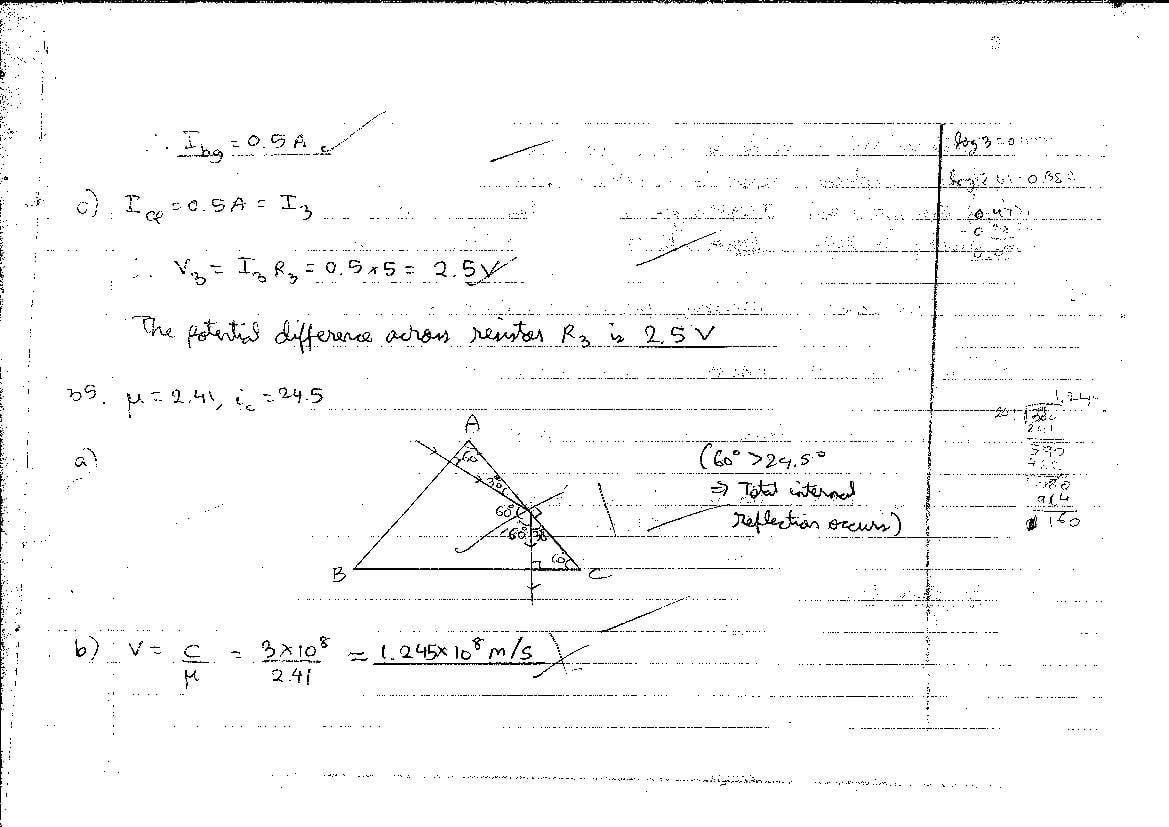 CBSE Class 12 Physics Topper Answer Sheet 2023 | Model Answers 2024 ...