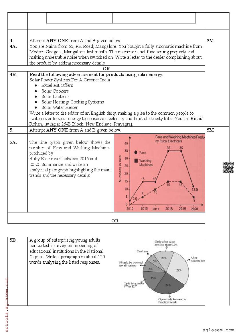 Class 10 English Pre Board Sample Paper 2025 | Download Pre-Board Model ...