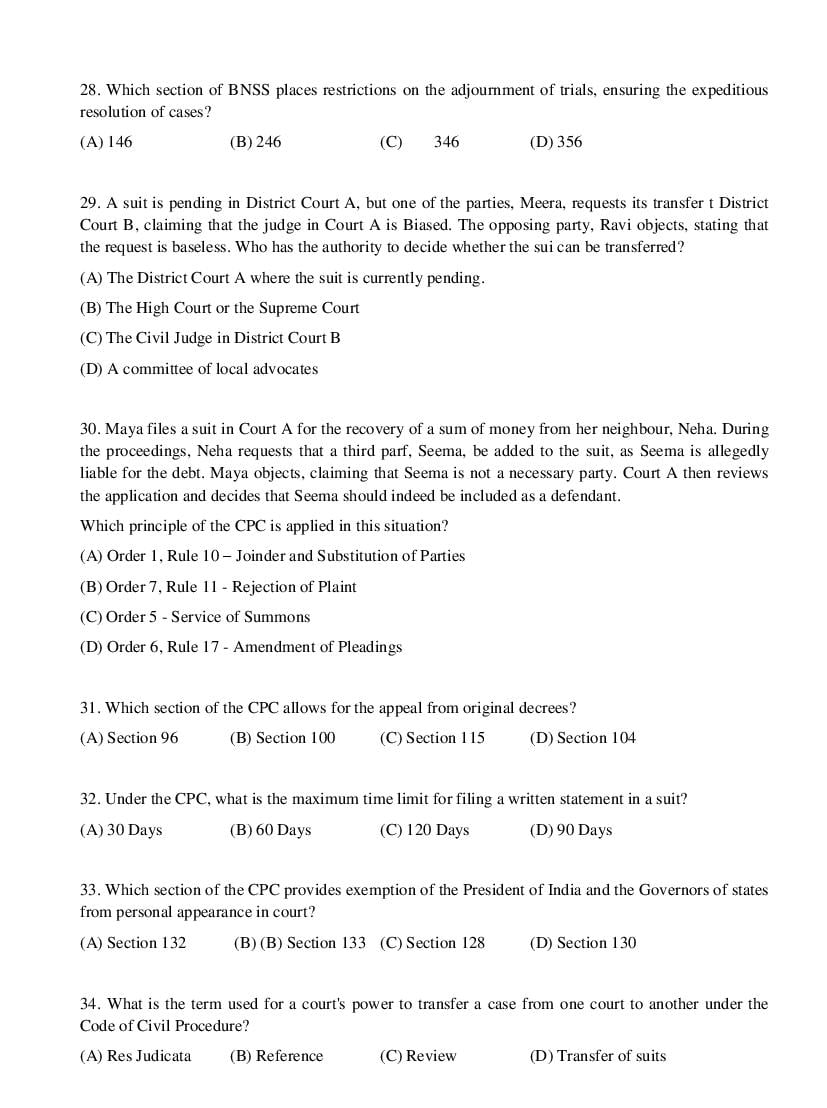 AIBE 19 Question Paper (with Answer Key) - Download AIBE 2024 Exam Paper PDF - AglaSem Admission