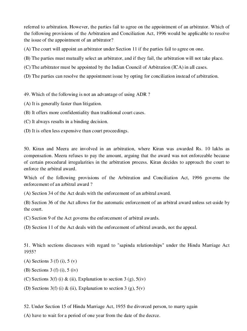 AIBE 19 Question Paper (with Answer Key) - Download AIBE 2024 Exam Paper PDF - AglaSem Admission