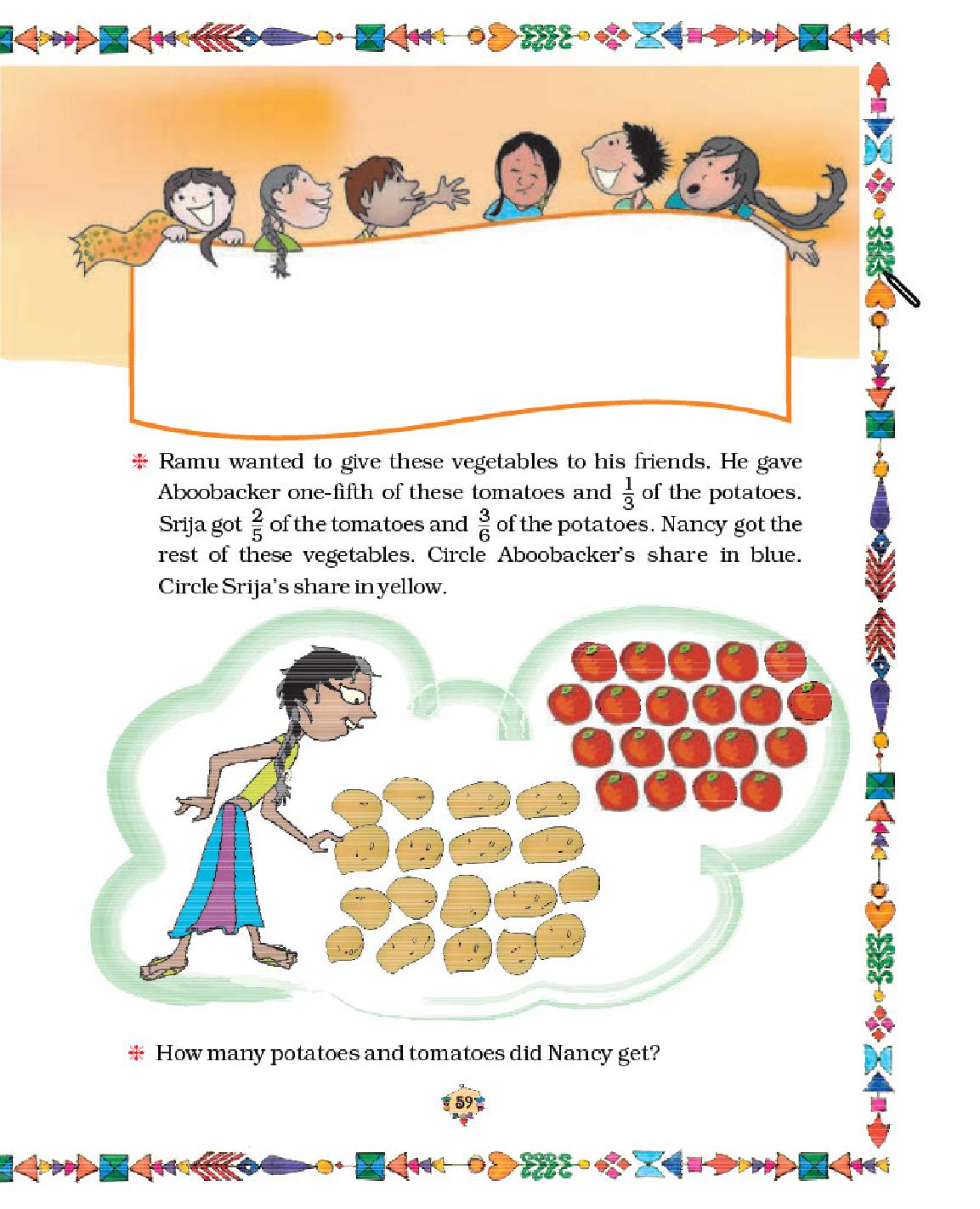 NCERT Book Class 5 Maths Chapter 4 Parts And Wholes