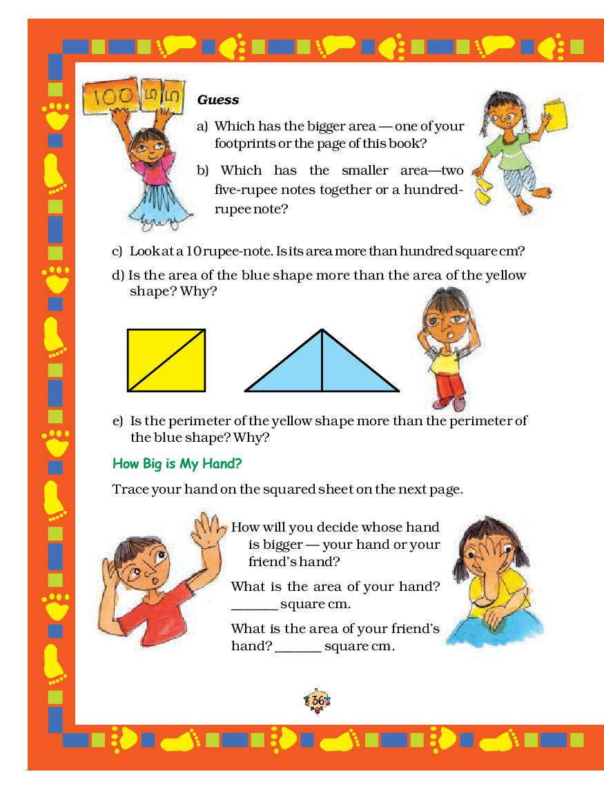 NCERT Book Class 5 Maths Chapter 3 How Many Squares AglaSem Schools