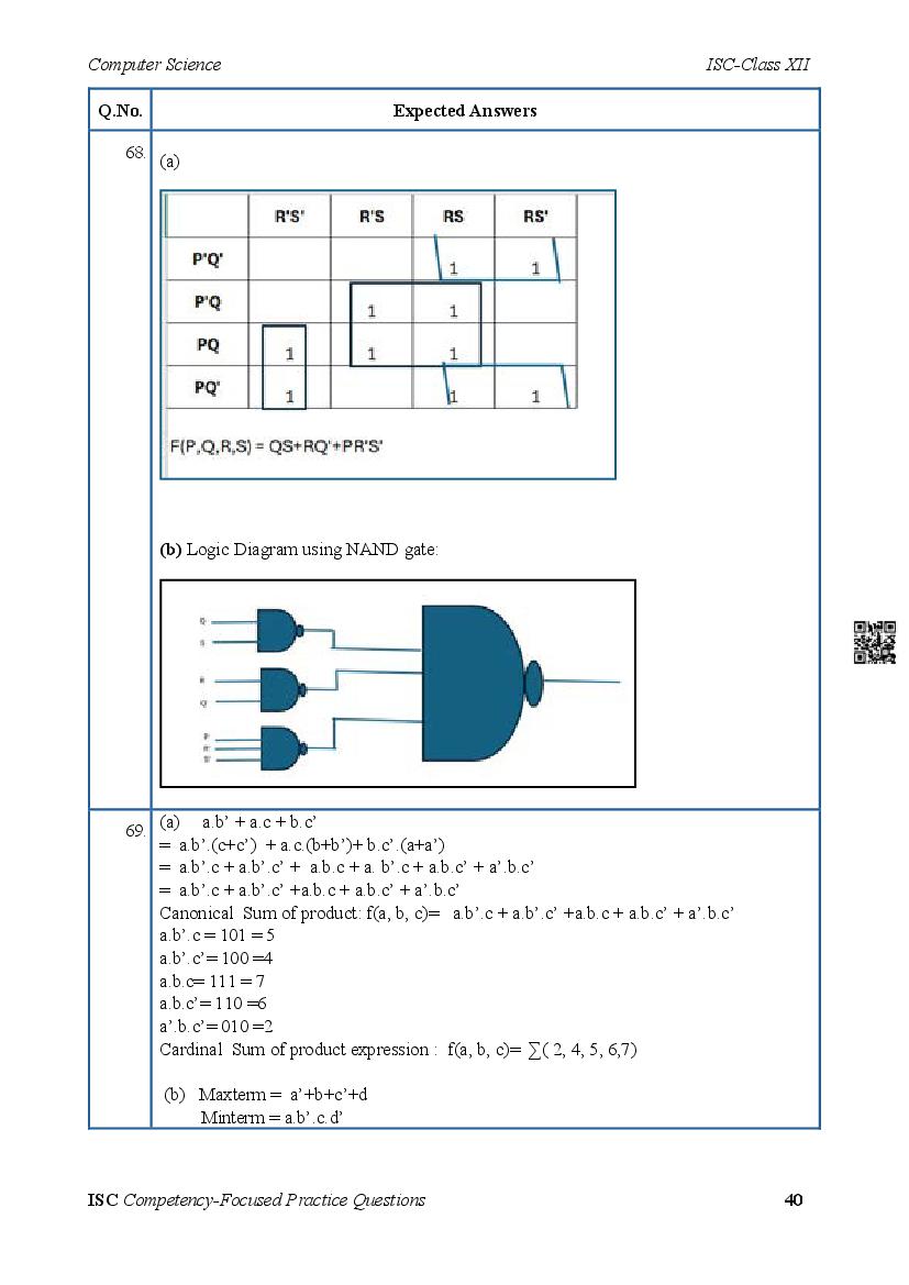 ISC Competency Based Questions Computer Science | Class 12 Competency ...