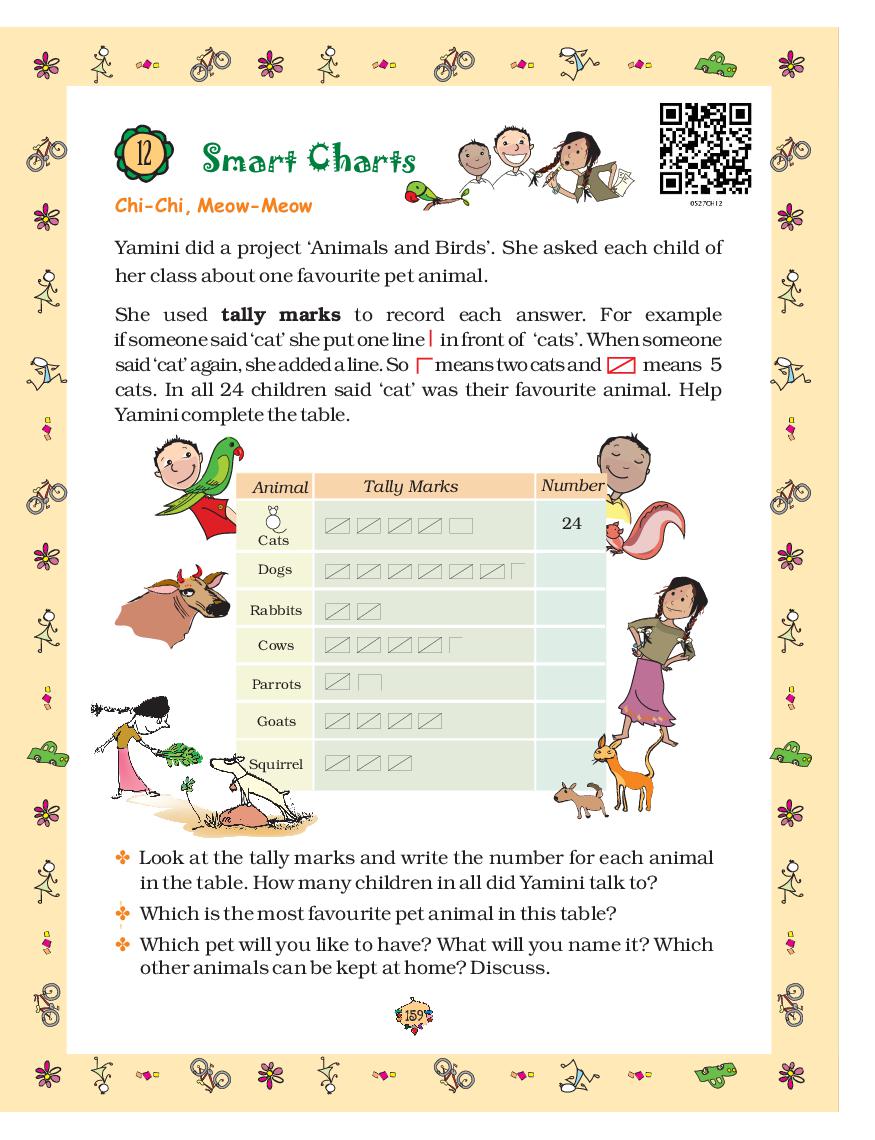 NCERT Book Class 5 Maths Chapter 12 Smart Charts 2024 25 Session 