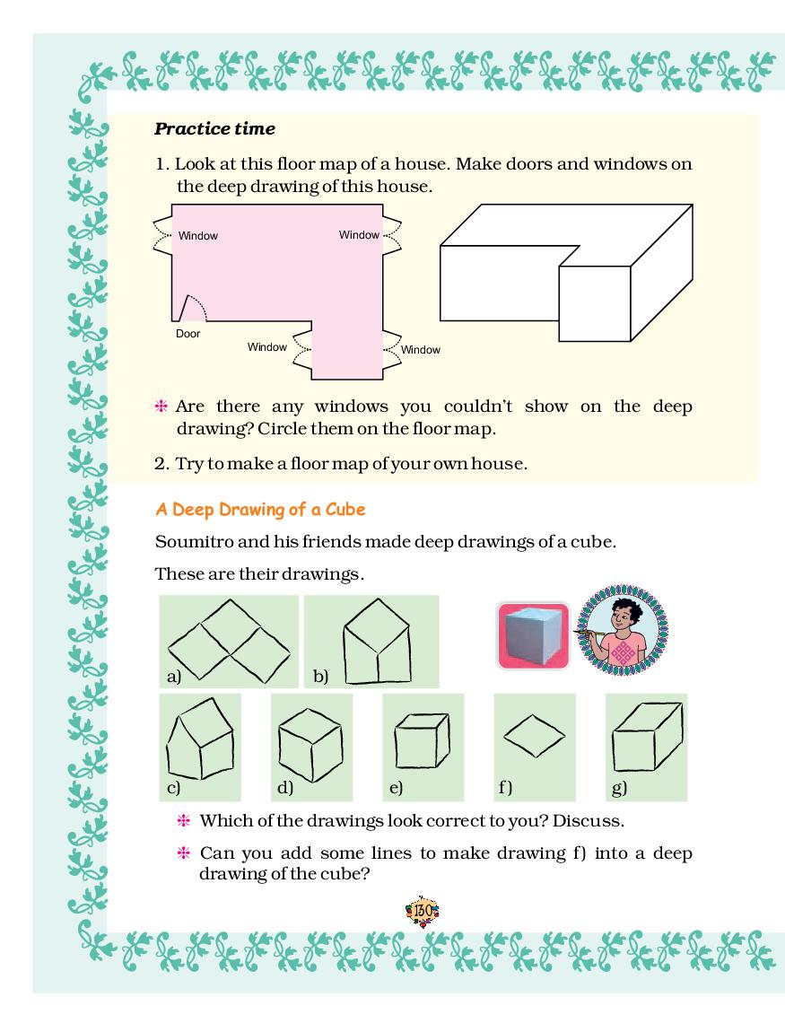 NCERT Book Class 5 Maths Chapter 9 Boxes And Sketches