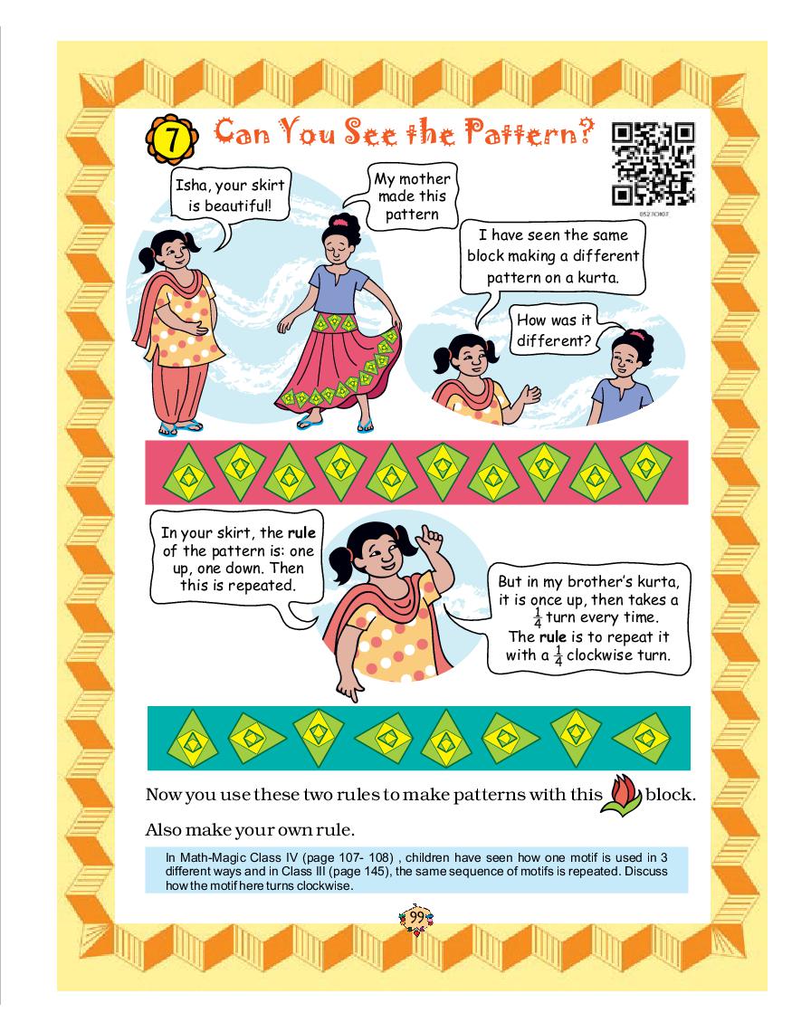 NCERT Book Class 5 Maths Chapter 7 Can You See The Pattern 