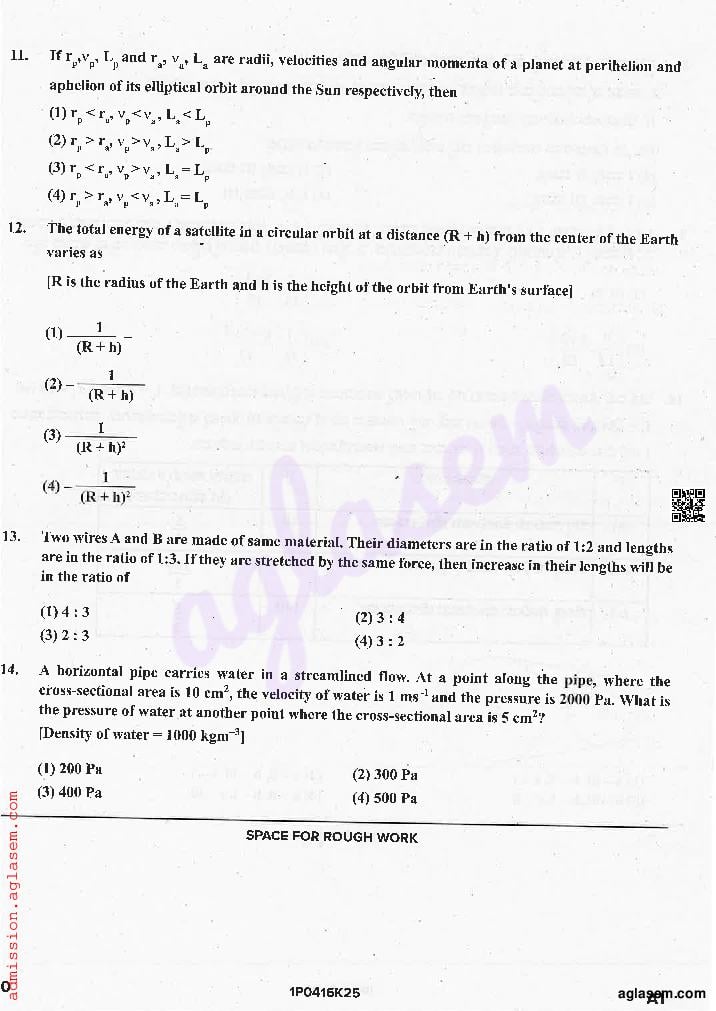 KCET 2025 Question Paper (PDF) - Physics, Chemistry, Biology, Maths ...