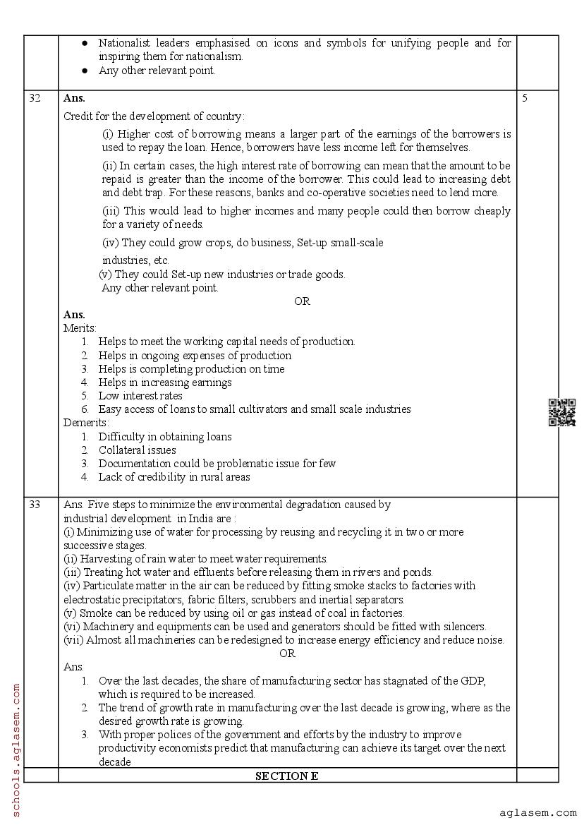 Class 10 Social Science Pre Board Sample Paper 2025 | Download Pre ...