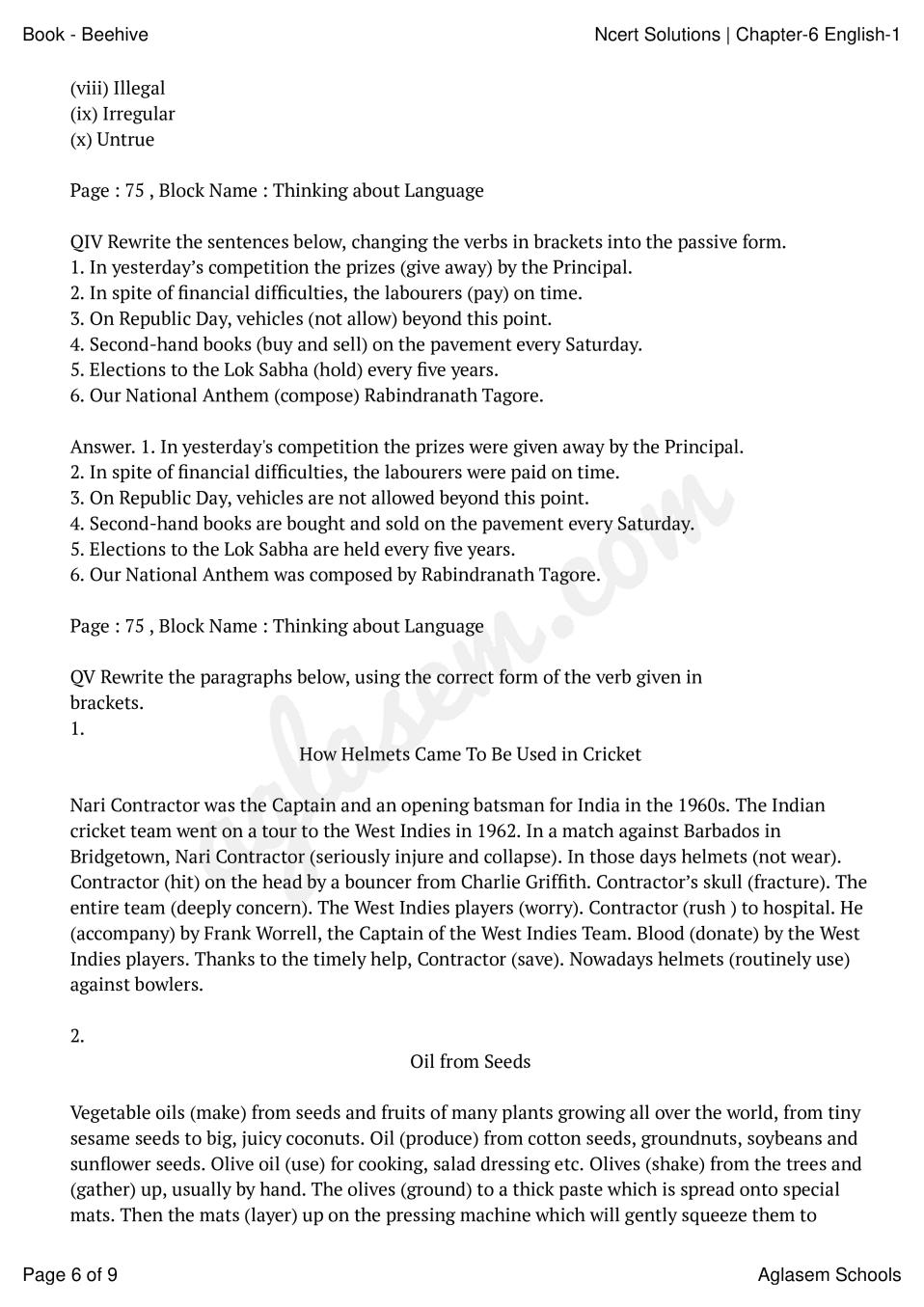 CBSE Class 9 English Beehive Chapter 6 No Men Are Foreign My Childhood CBSE Class 9 English Beehive Chapter 6 No Men Are Foreign My Childhood