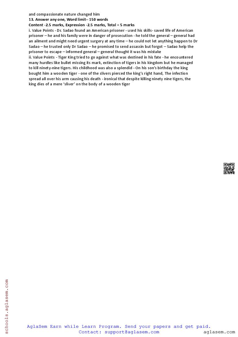 Class 12 English Pre Board Sample Paper 2025 | Download Pre-Board Model ...