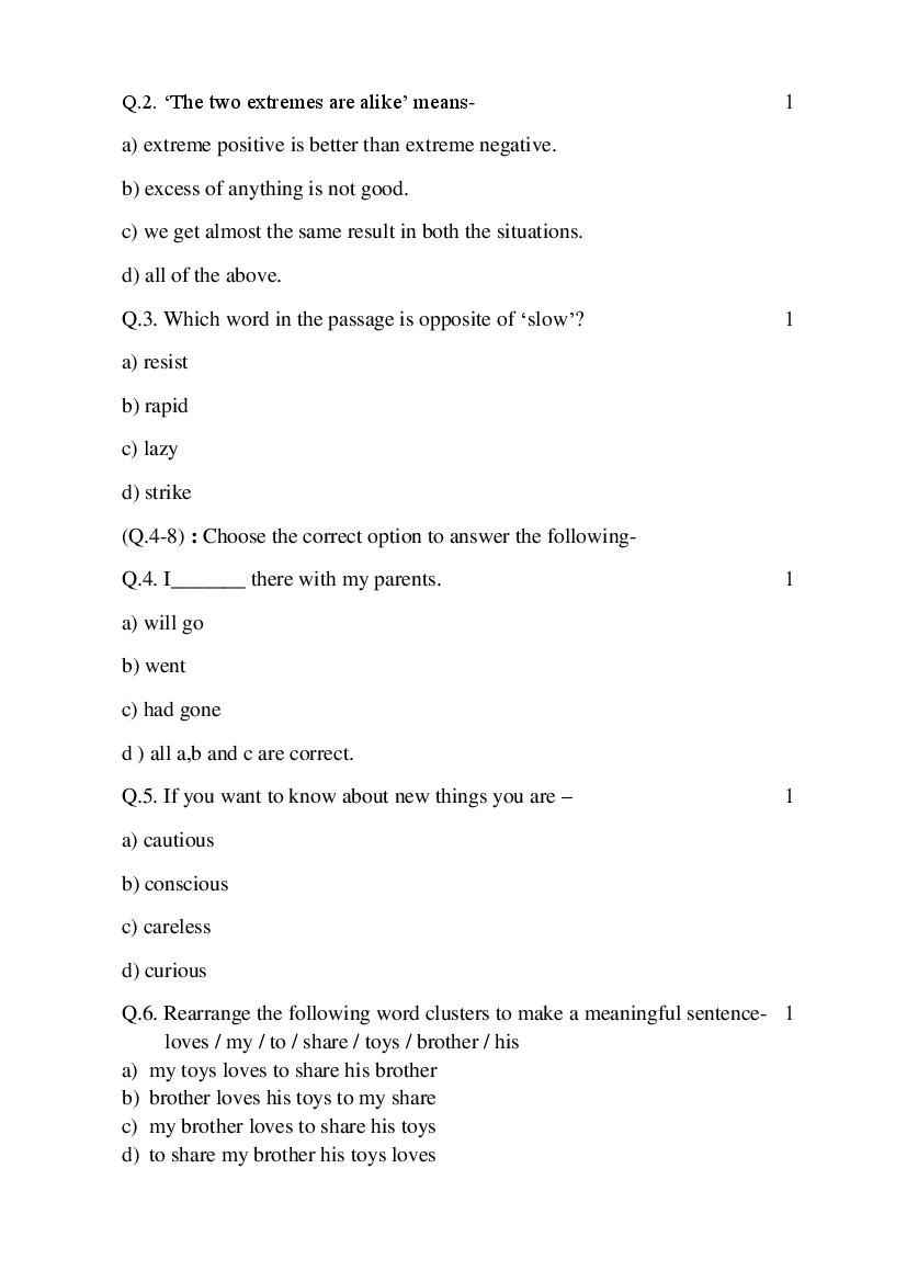 Class 10 Model Paper English 2023 Up Board At Howard Franklin Blog