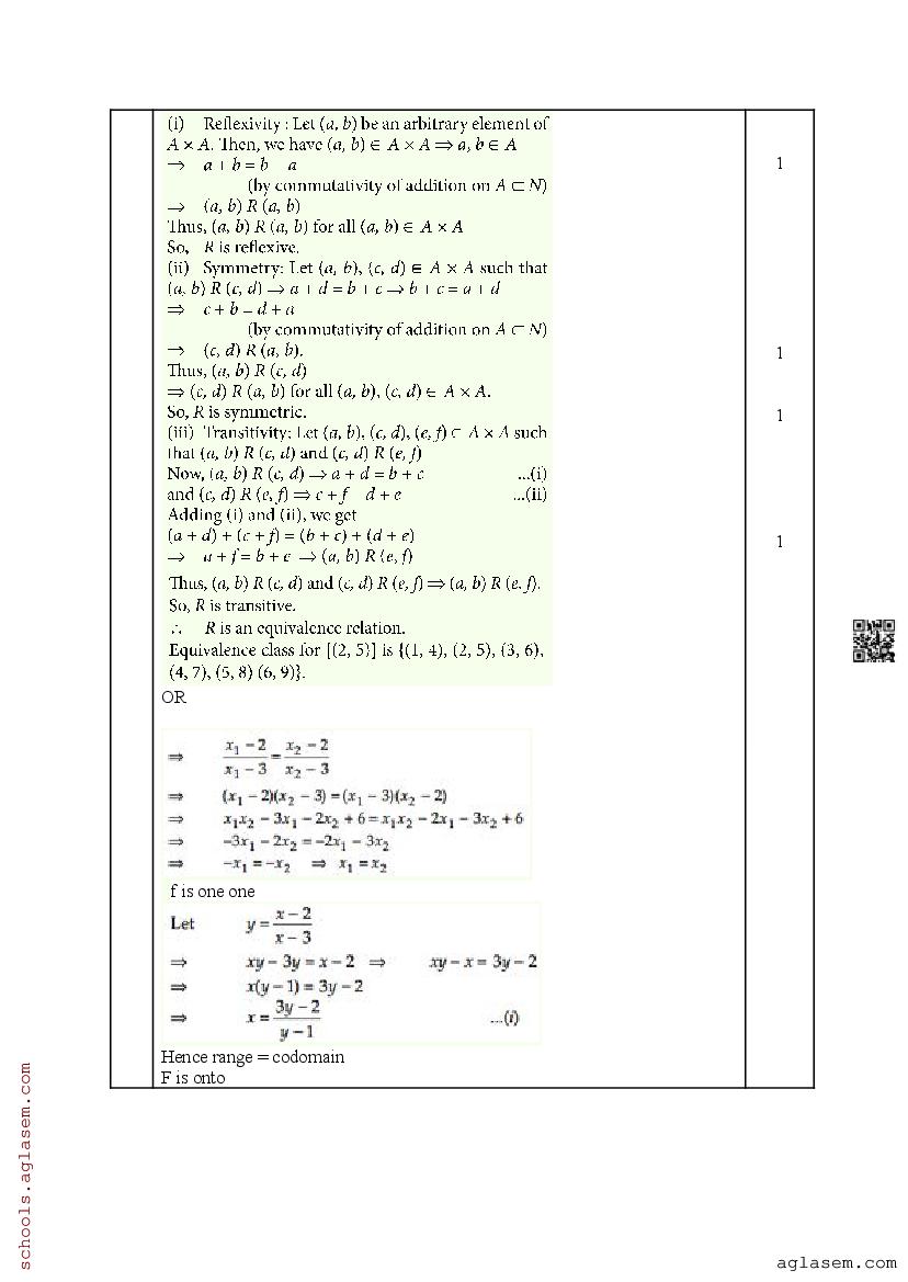 Class 12 Maths Pre Board Sample Paper 2025 | Download Pre-Board Model Paper PDF - AglaSem