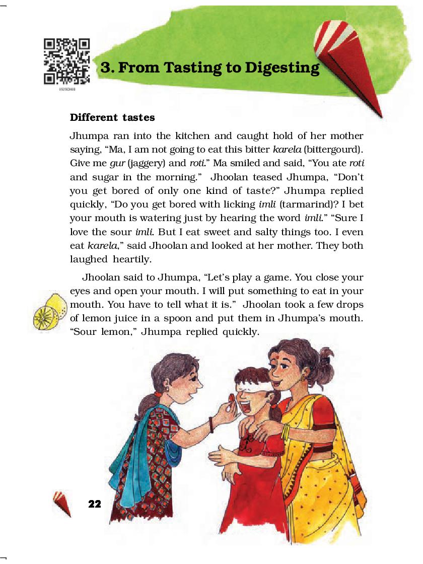 NCERT Book Class 5 EVS Chapter 3 From Tasting To Digesting AglaSem