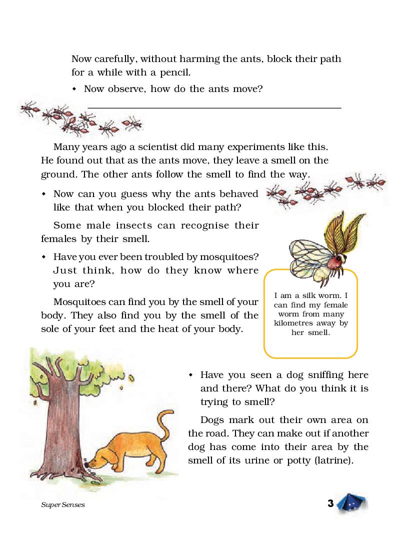 NCERT Book Class 5 EVS Chapter 1 Super Senses PDF 