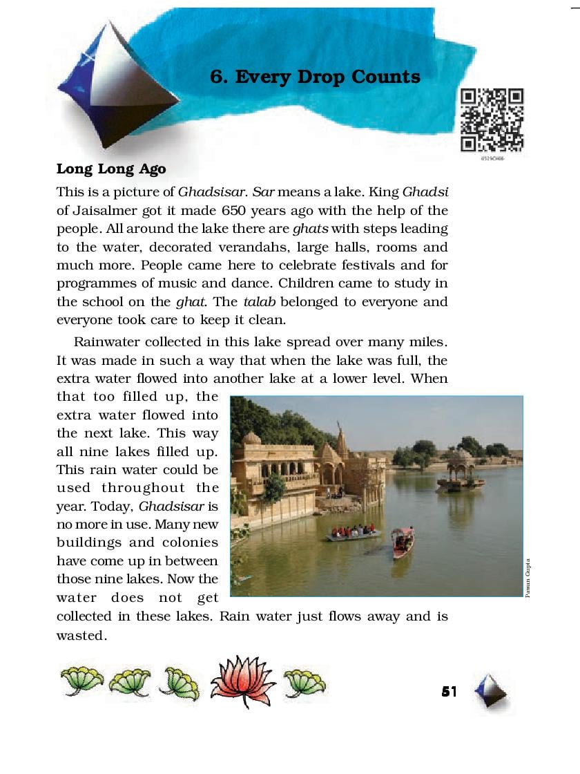 NCERT Book Class 5 EVS Chapter 6 Every Drop Counts (PDF) - AglaSem NCERT Book Class 5 EVS Chapter 6 Every Drop Counts (PDF) - AglaSem