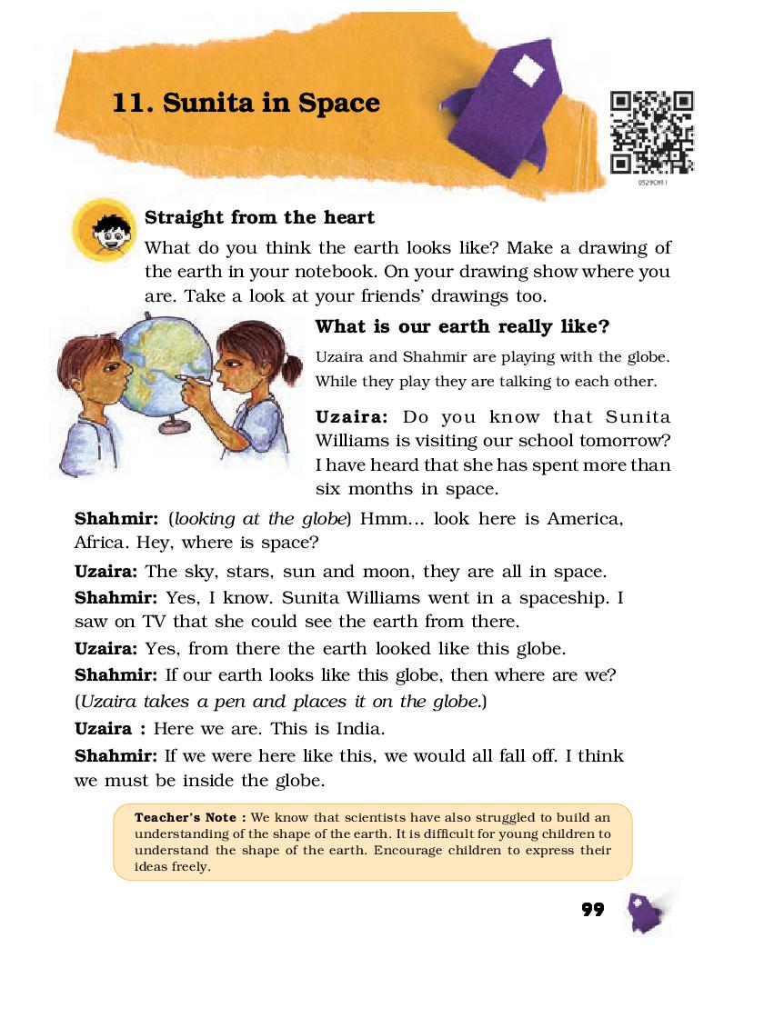 NCERT Book Class 5 EVS Chapter 11 Sunita In Space AglaSem Schools NCERT Book Class 5 EVS Chapter 11 Sunita In Space AglaSem Schools