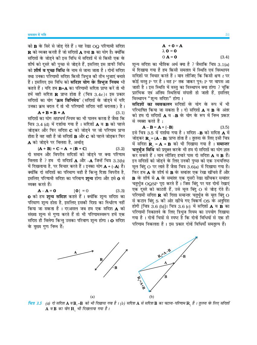 RBSE Book Class 11 Physics (भौतिक विज्ञान) Chapter 3 सरल रेखा में गति - Hindi, English Medium ...