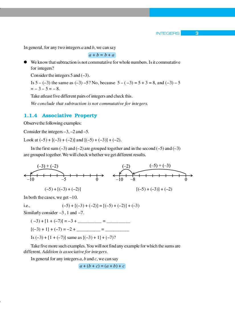 NCERT Book Class 7 Maths Chapter 1 Integers AglaSem Schools NCERT Book Class 7 Maths Chapter 1 Integers AglaSem Schools