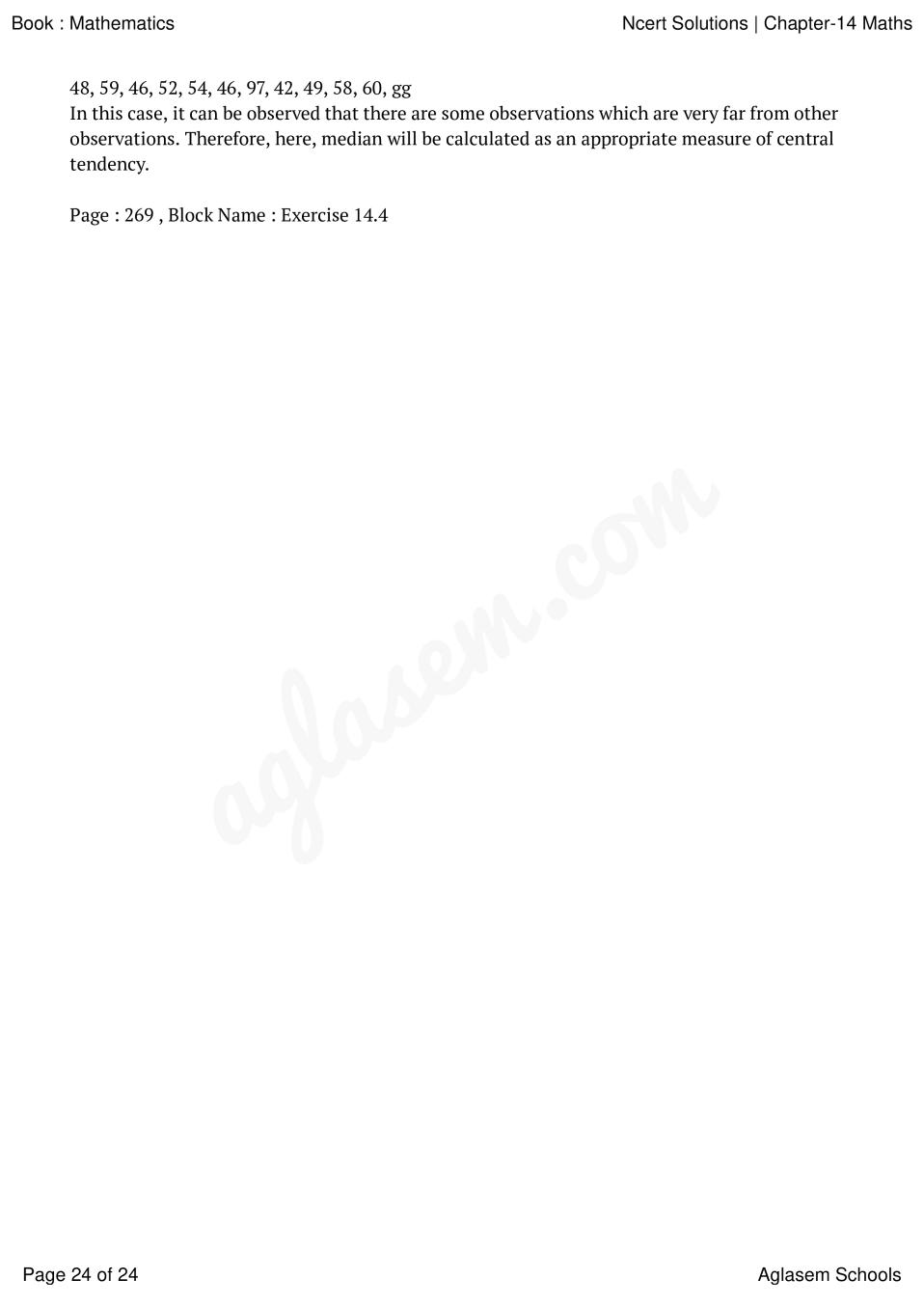 NCERT Solutions For Class 9 Maths Chapter 12 Statistics PDF 