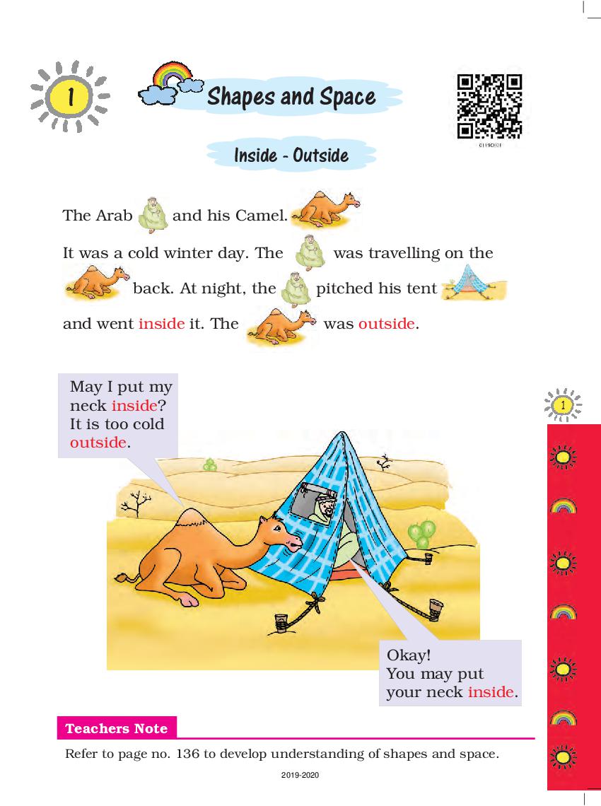 CBSE Class 1 Maths Chapter 1 Shapes An Space CBSE Study Group