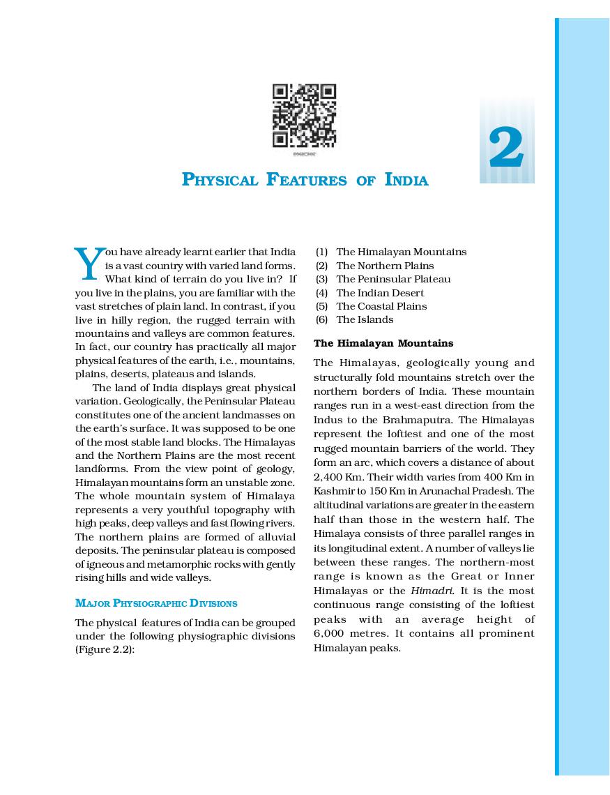 NCERT Book Class 9 Social Science Geography Chapter 2 Physical NCERT Book Class 9 Social Science Geography Chapter 2 Physical