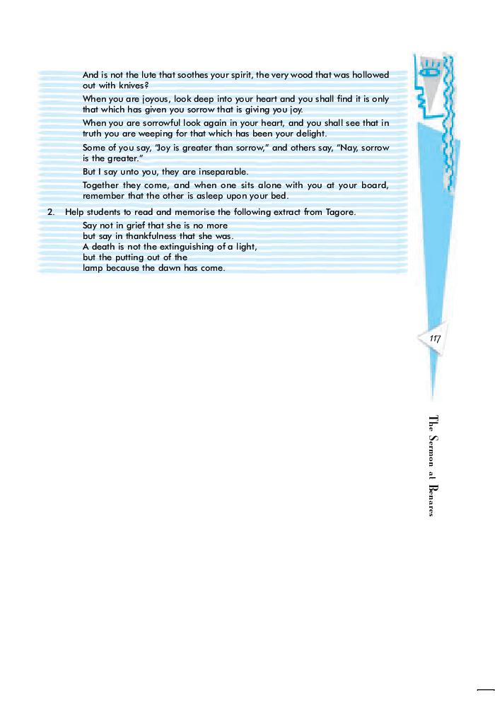 NCERT Book Class 10 English Chapter 8 The Sermon At Benares For Anne