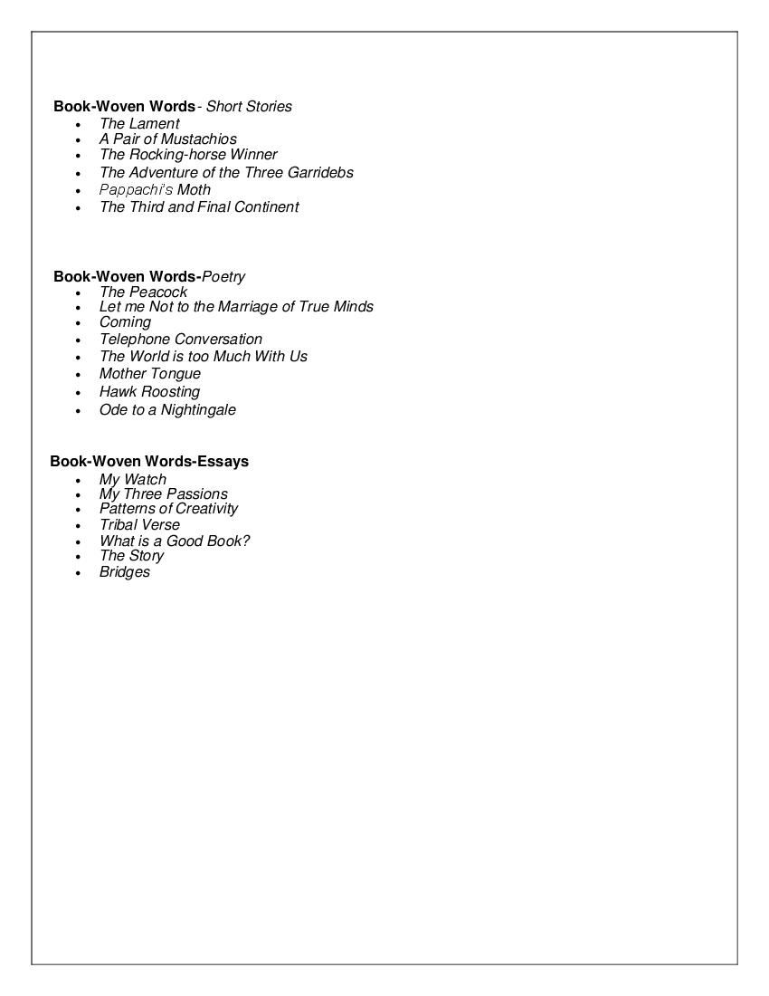 CBSE Class 12 English Elective Syllabus 2024 PDF Download Here CBSE Class 12 English Elective Syllabus 2024 PDF Download Here