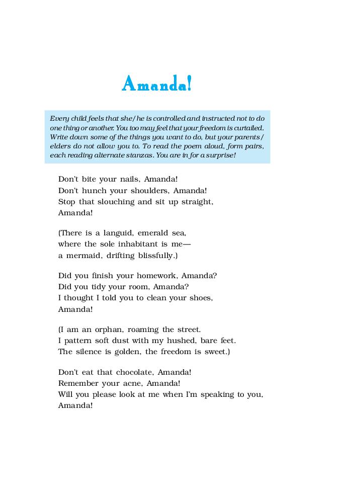 NCERT Book Class 10 English First Flight Chapter 4 From The Diary Of NCERT Book Class 10 English First Flight Chapter 4 From The Diary Of