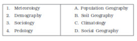 NCERT Solutions for Class 11 Geography Chapter 1 Geography as A Discipline